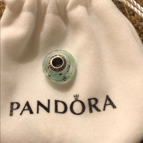 Pandora | Jewelry | Pandora Beautiful Faceted Glass Charm | Poshmark